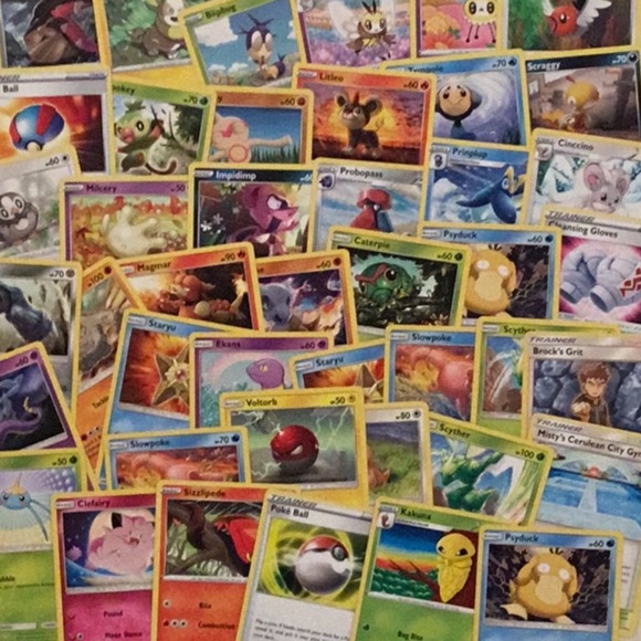 Pokemon | Other | Pokemon Cards Assorted Lot Of 5 Card Assortment Tcg ...